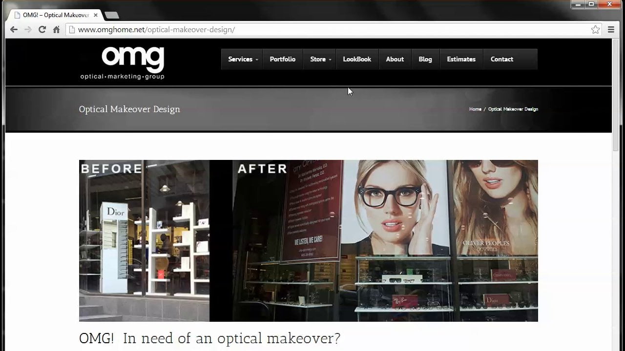 Recent Work - OMG! Optical Marketing Group
